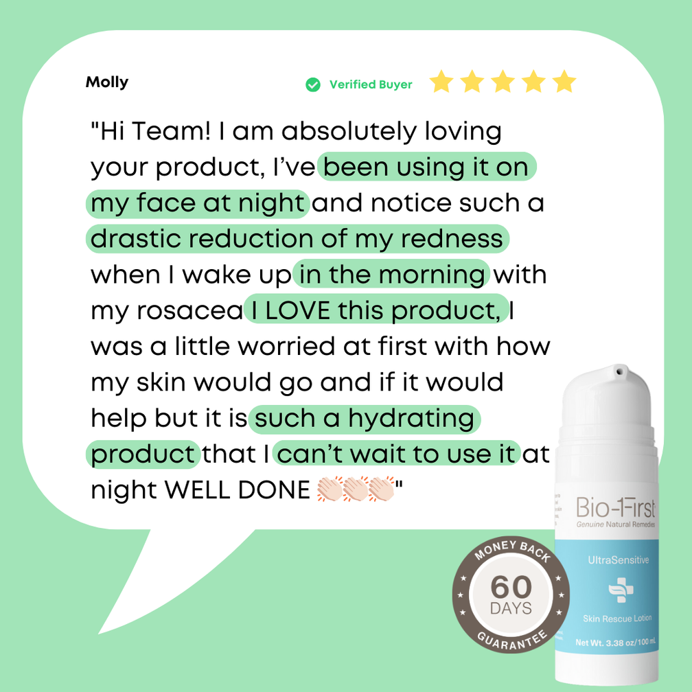 UltraSensitive Skin Rescue Lotion | Natural Moisturiser for Rosacea-Prone Skin – Bio-First